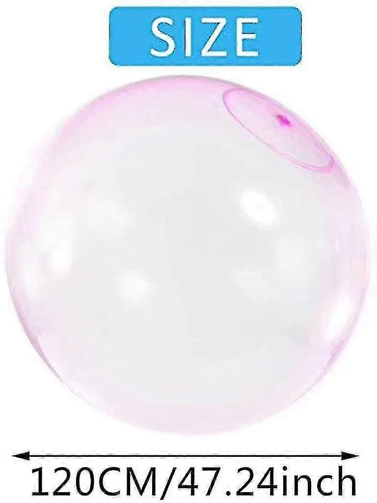 120cm Large Bubble Ball Magic Bubble Balls Transparent Bounce Balloon ...