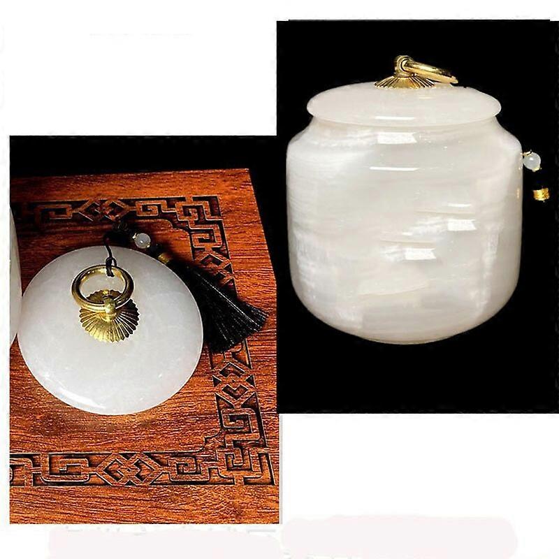 Natural Stone Jade Pet Ash Urns Customized Coffin Small Animals Funeral ...