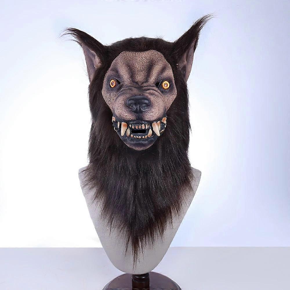 Horror Werewolf Masks Wolf Realistic Full Face Helmet Cosplay Latex ...