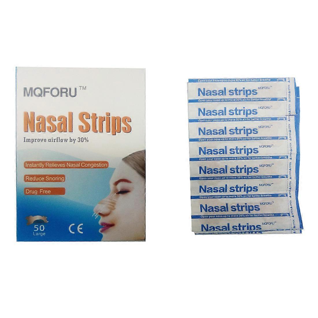 50pcs Adult Ventilation Nasal Patch Nasal Cavity Care To Dredge The ...