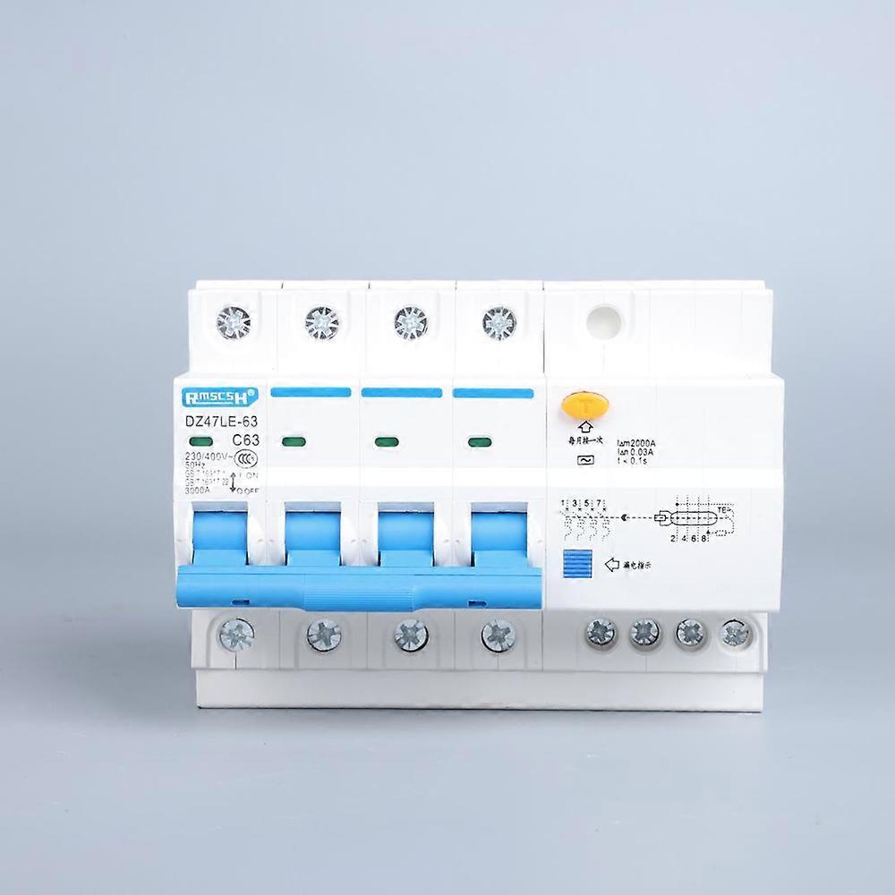 Residual Current Operated Circuit Breaker Leakage Protective Circuit Breaker DZ47LE RCBO RCCB ...