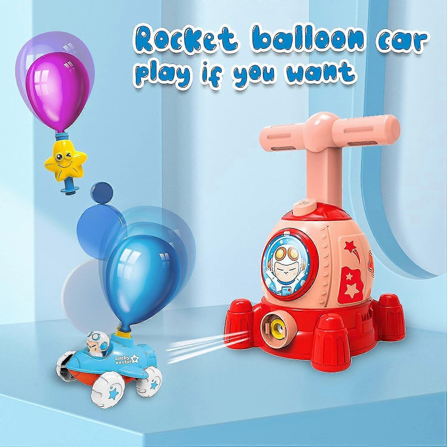 Balloon Powered Car,balloon Launcher Car Toy Set With 12 Pcs Balloons ...