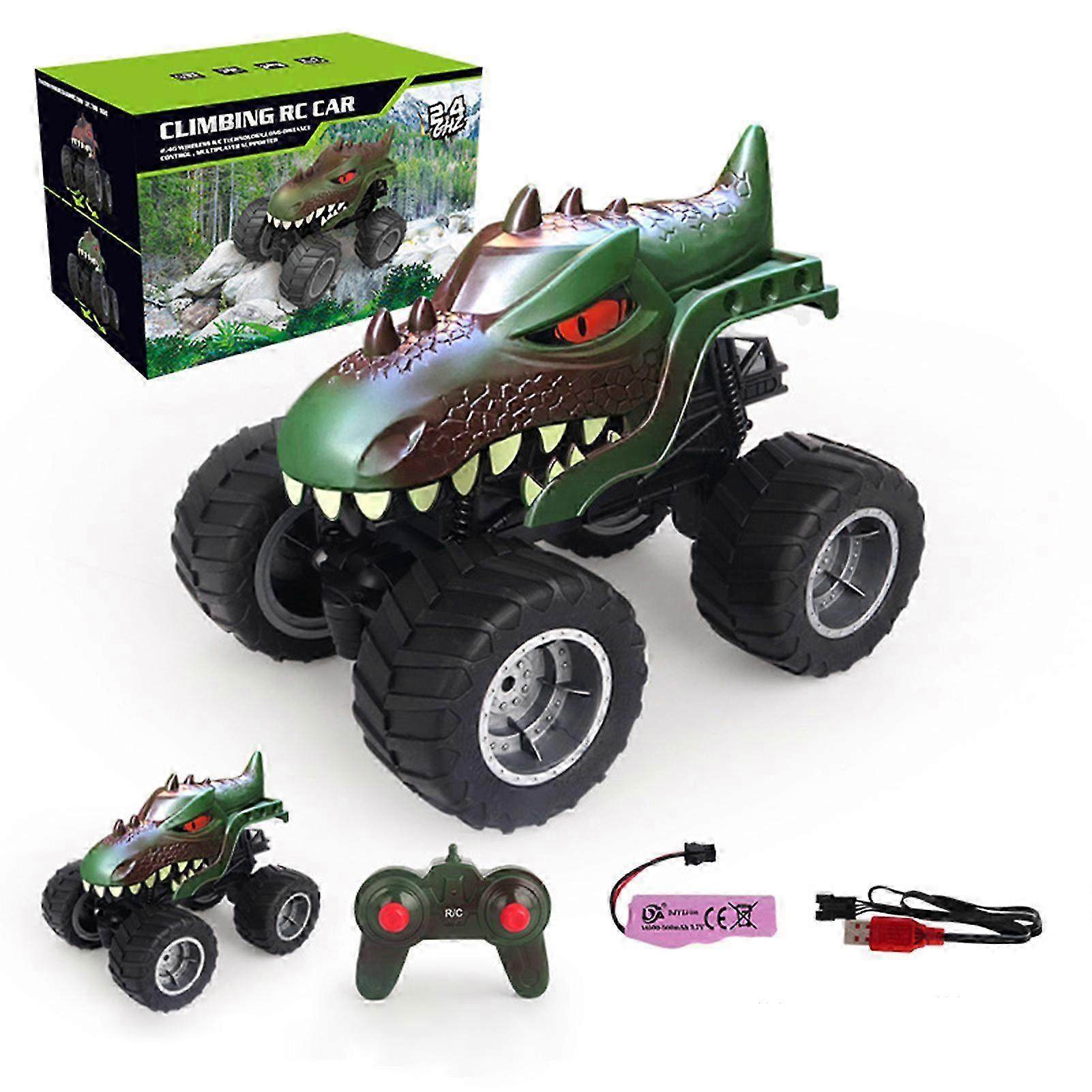 Dinosaur Remote Control Car Toy Four-Wheel Drive Drift RC Stunt Cars ...