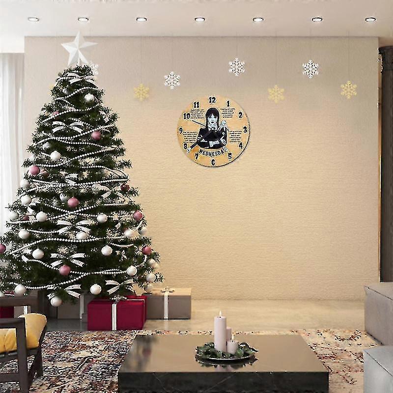 Wednesday Addams Wall Clock Thing Hand Wall Clocks Wall Stickers ...