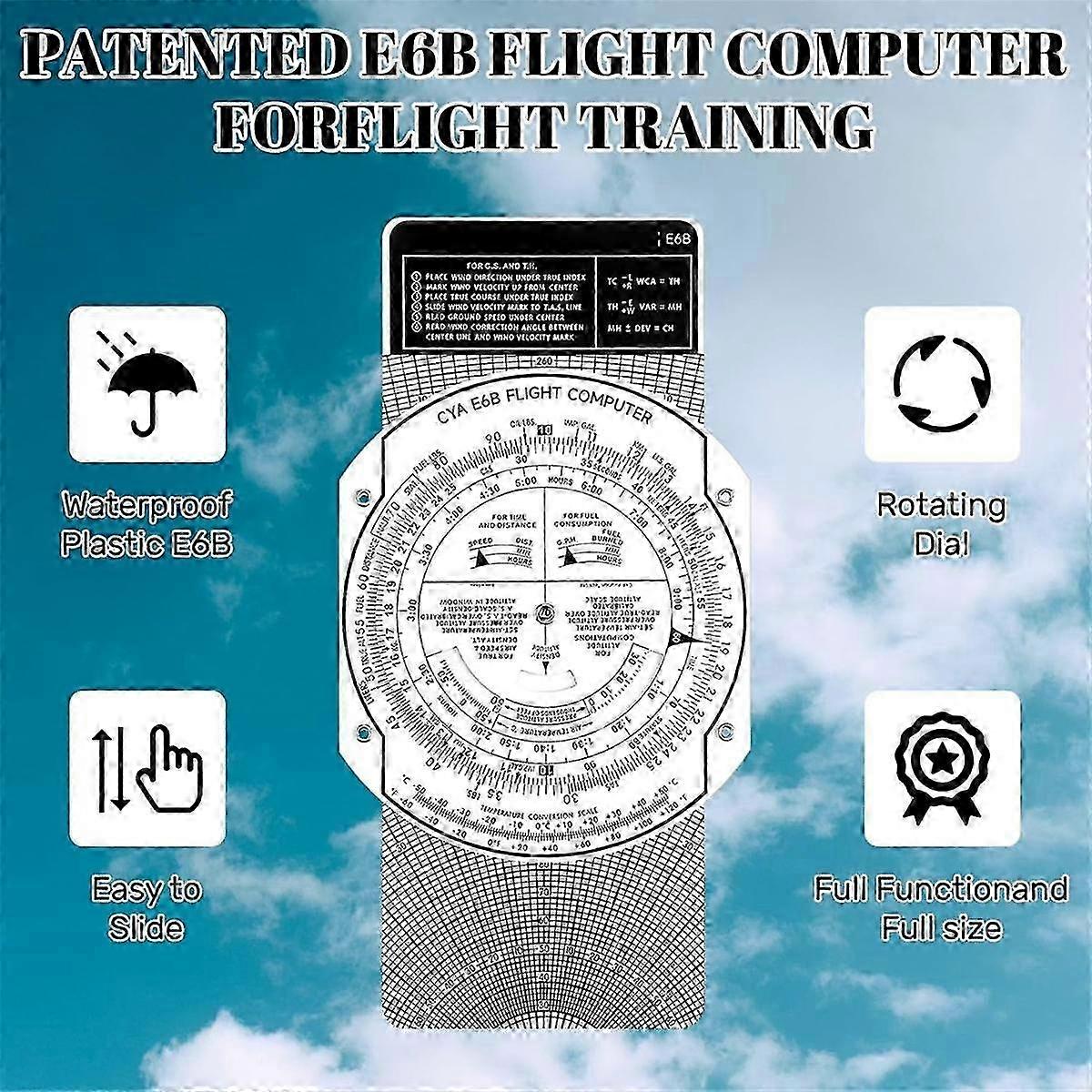 E6b Flight Calculator Flight Computer Calculator Essential Flying ...