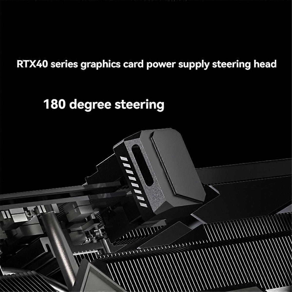 16PIN GPU Power Connector 180 Degree Angled Adapter for Desktops ...