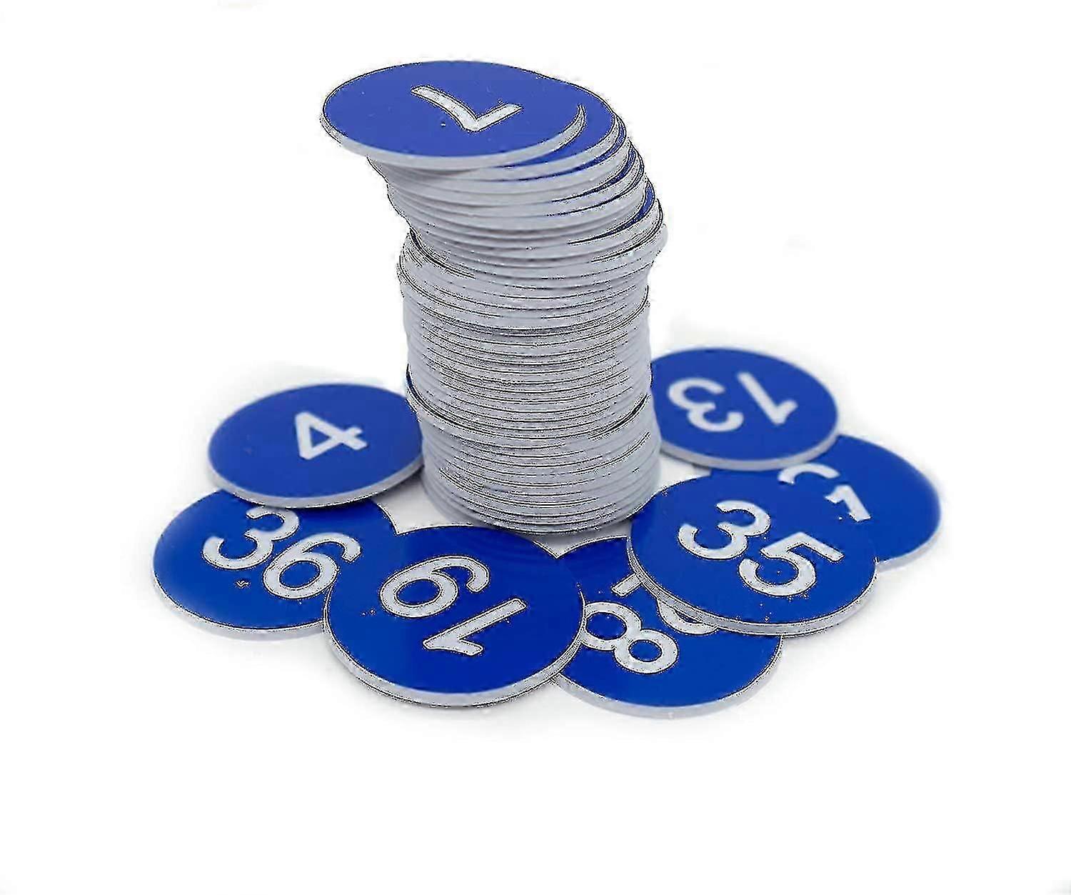 Plastic Number Tags Engraved Numbered Tags Id Tags Key Tags Without ...