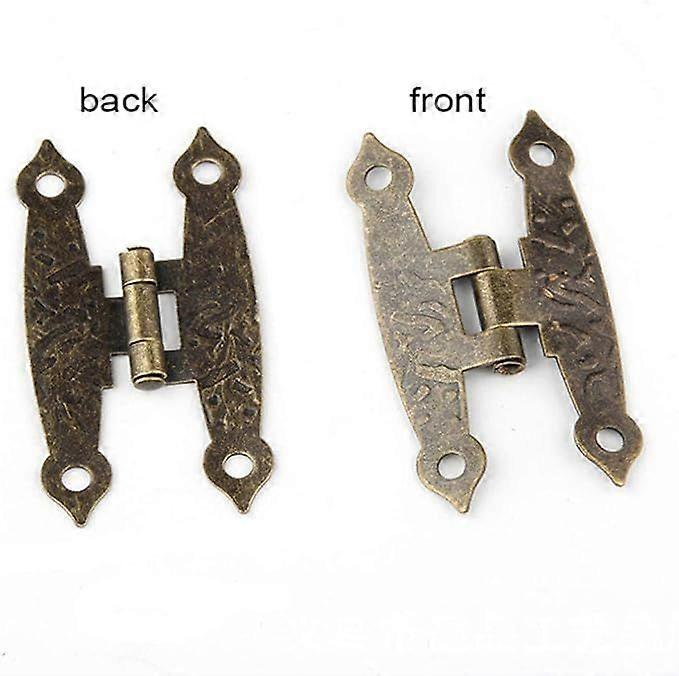 20 Pcs Antique Hinges, Decorative Hinge, Cupboard Hinge for Cabinets ...