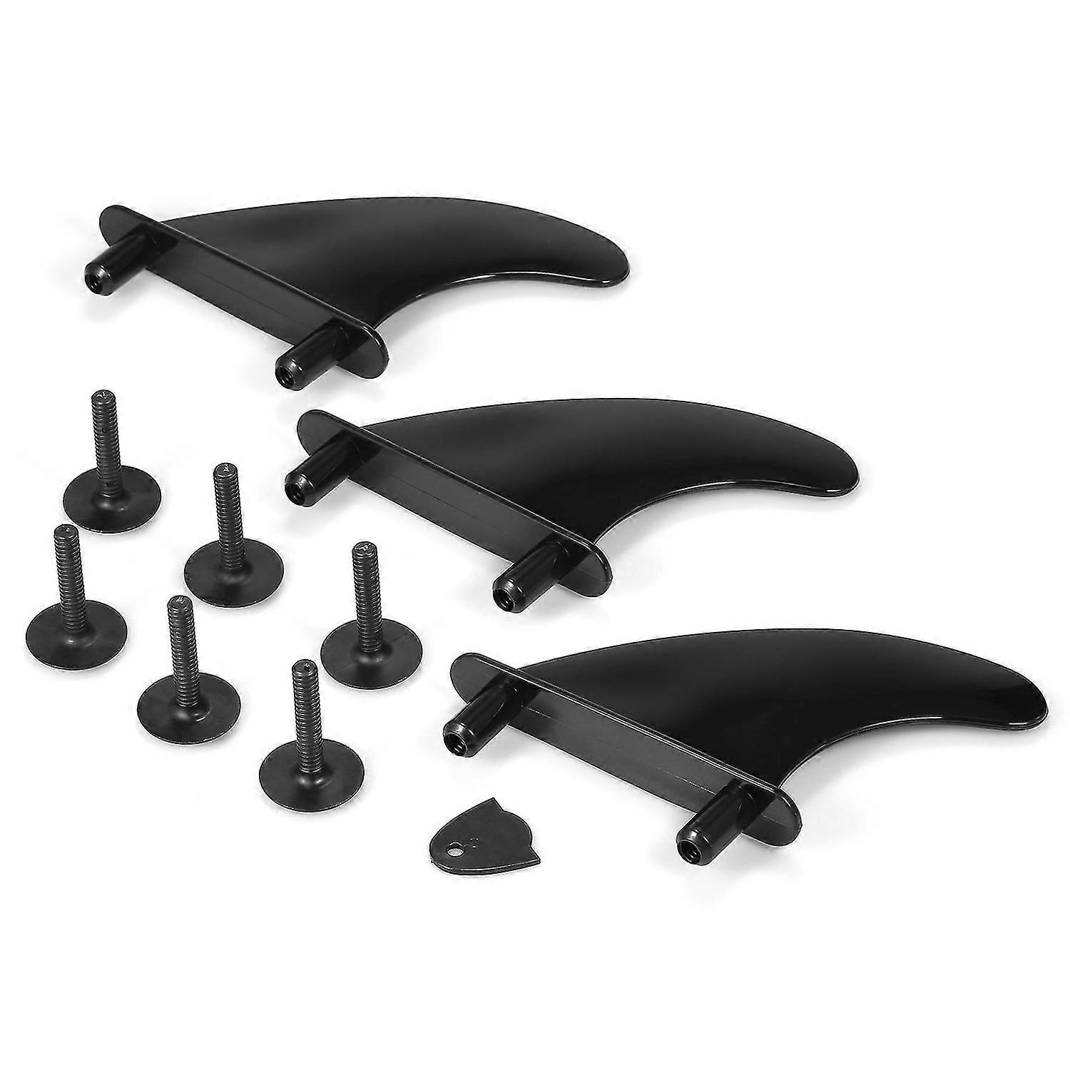 3pcs Soft Surfboard Fins with Screws 4.5 Inch Surf Fins for Soft ...