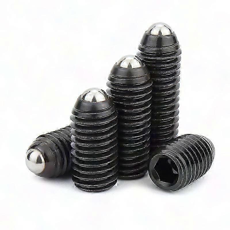 M3 M4 M5 M6 M8 M10 M12 M16 Black Grade 129 Steel Hex Socket Allen Spring Ball Plunger Grub Point ...