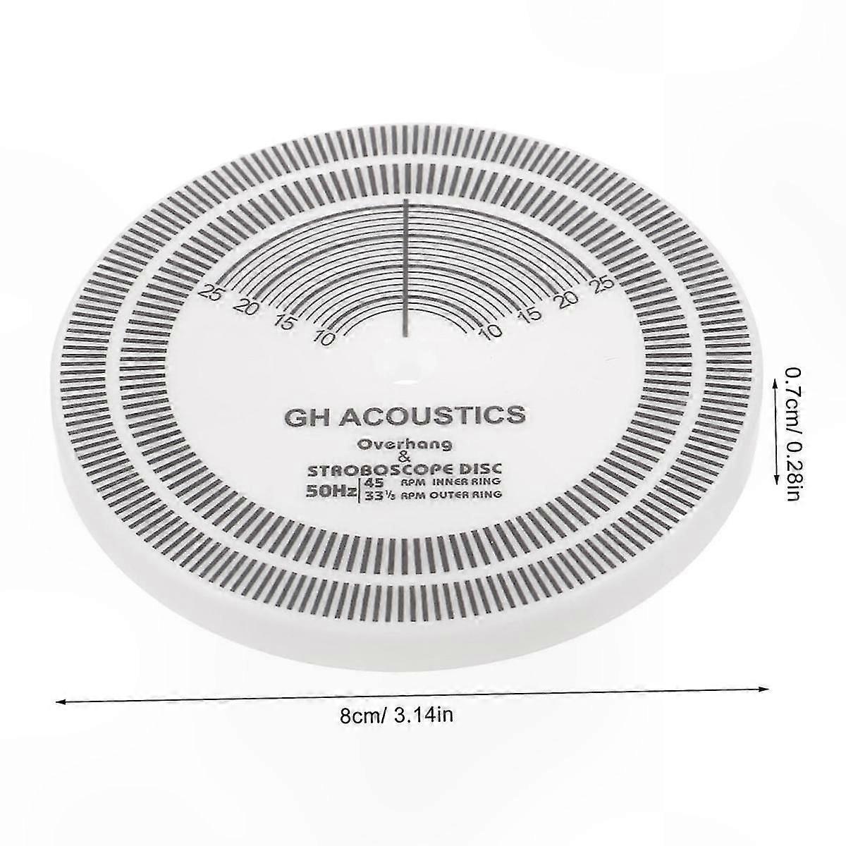 Stroboscopic Test Disc for Turntable Speed Calibration and Vinyl ...