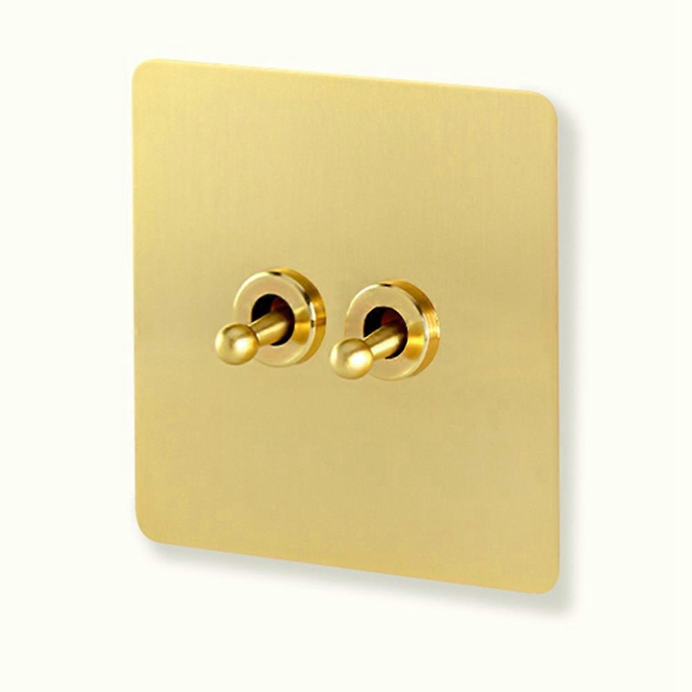 Gold Rocker Toggle Switch Brass Lever Switch Home Accessories | Fruugo UK