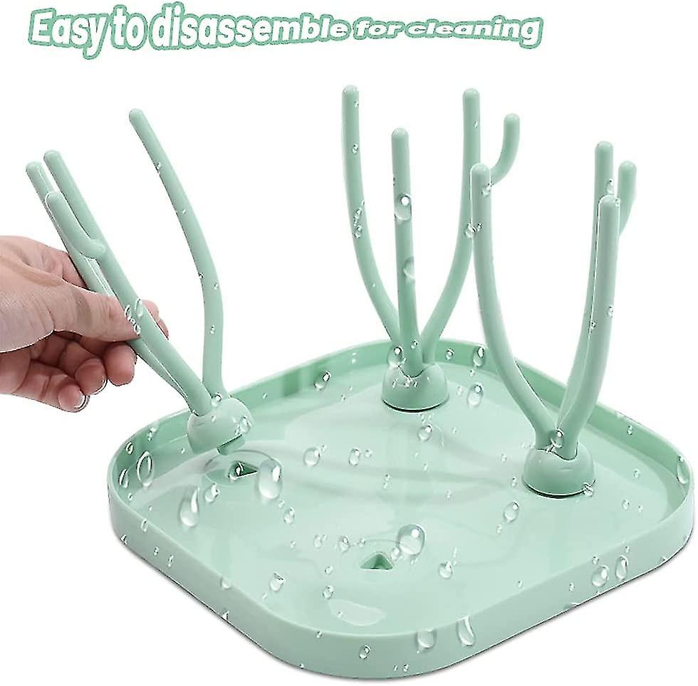 Tree Bottle Dryer, Collapsible Bottle Dryer, Bottle Drying Rack ...