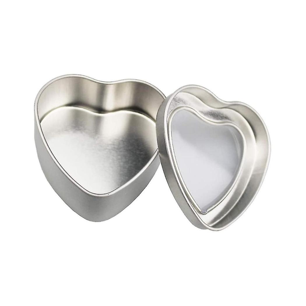 15pcs Heart Shaped Metal Tins Box With Boxes Heart Empty Tin Biscuits ...