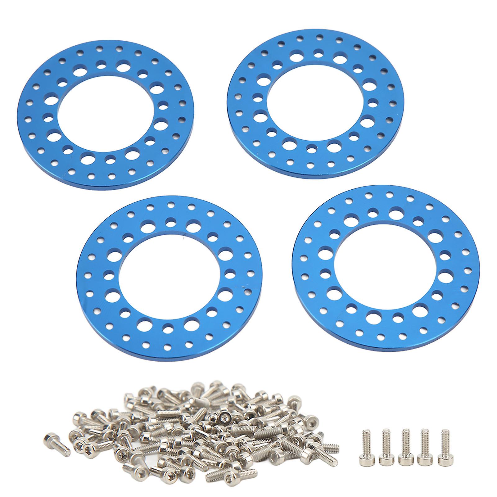 Wheel Outer Rings Rims,4Pcs 1.9in Wheel Outer Aluminum Wheel Rims ...