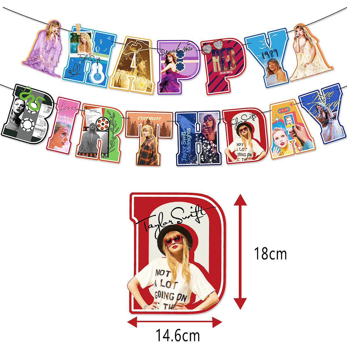 Taylor Swift Party Decorations Set: Bring Your Taylor Swift Fan ...
