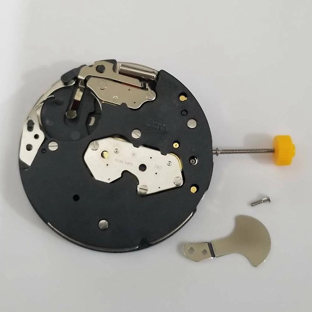 6 Hands Single Calendar Date At 4 O'clock Quartz Replacement Movement ...
