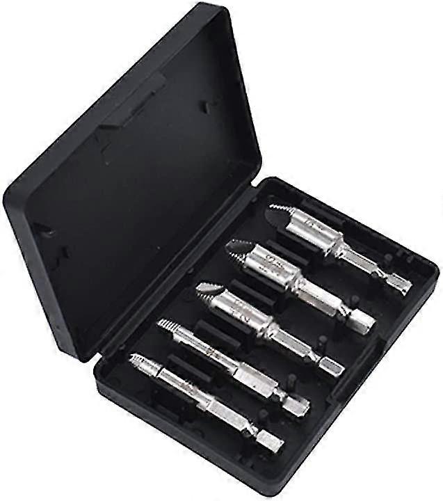 5 Pieces Damaged Screw Extractor Set,single Head Screw Extractor,easily ...