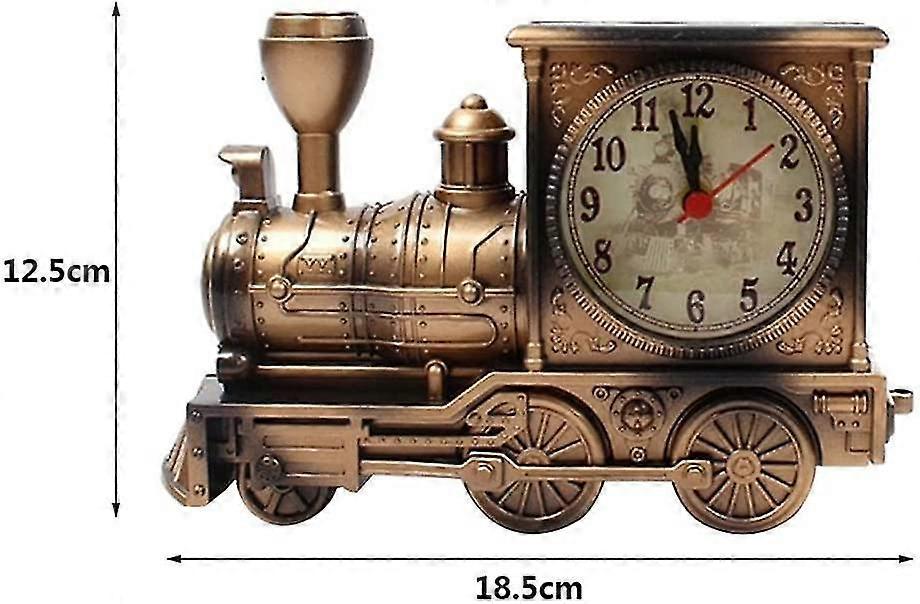Antique Digital Locomotive Train Alarm Clock Stylish Personality Engine ...