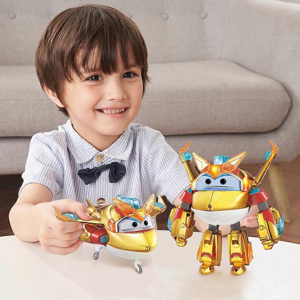 6 Inches Deluxe Transforming Supercharged Golden Boy With Light Sound 2 ...