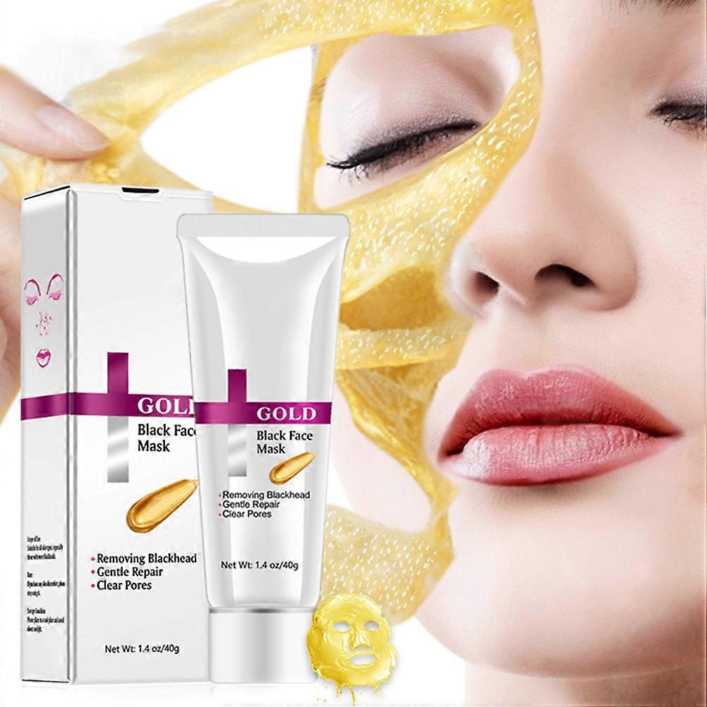 Gold Blackhead Removal Mask Face Care Acne Treatment Face Pore Peeling ...