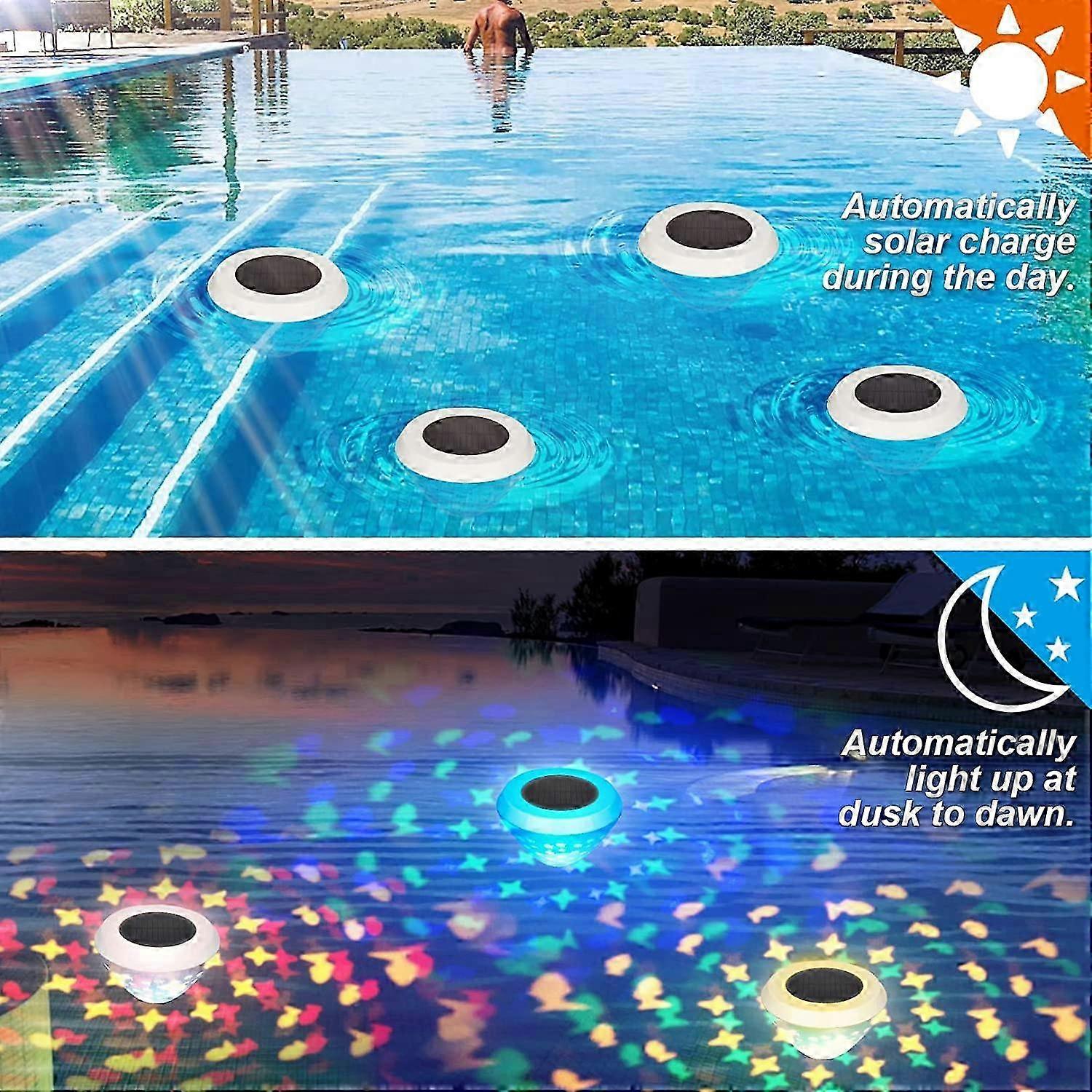 Swimming Pool Light,Solar Floating Pool Light LED with Colors Changing ...