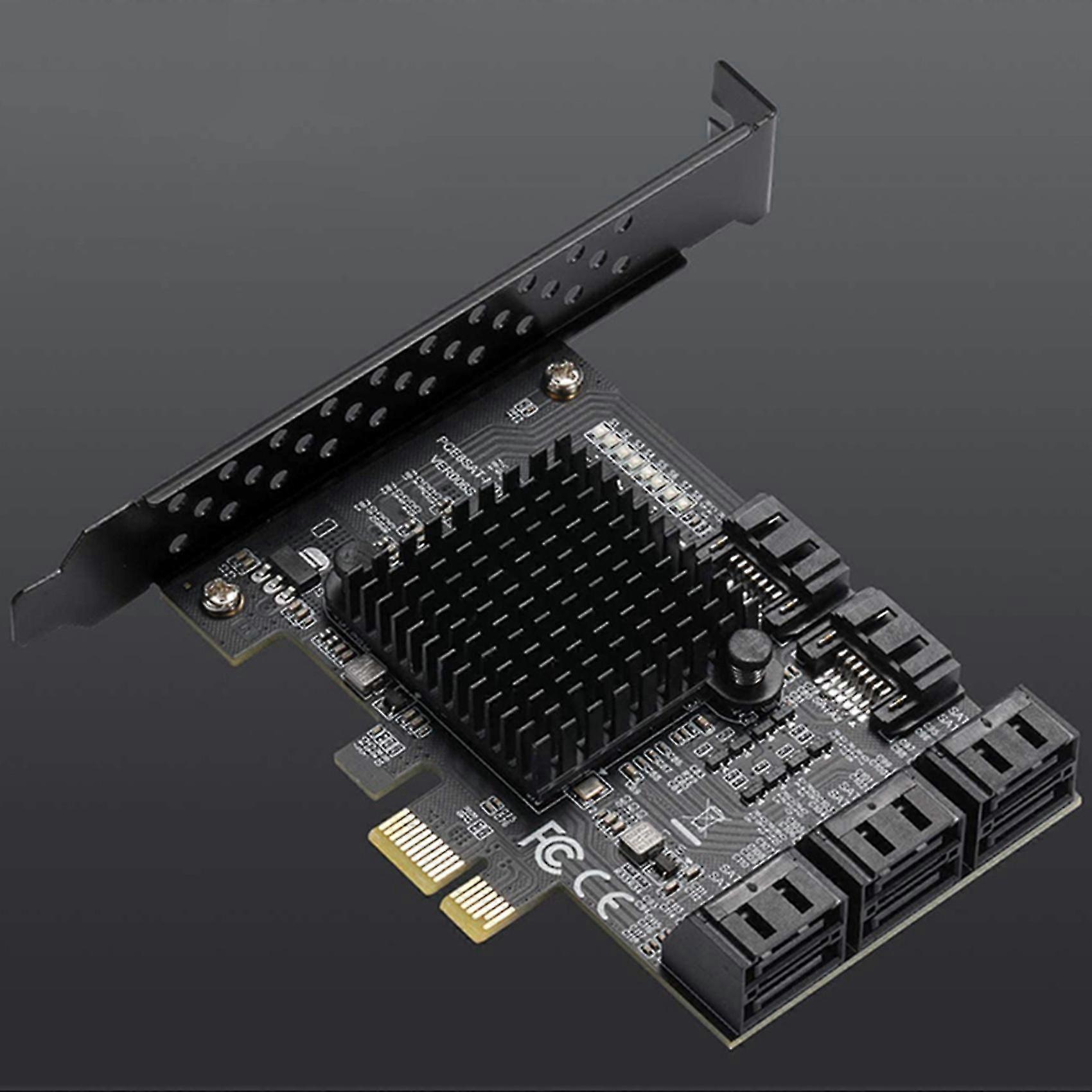 2x Pcie Sata Card 8 Port, 6gbps Sata 3.0 Pcie Card, Pcie To Sata ...