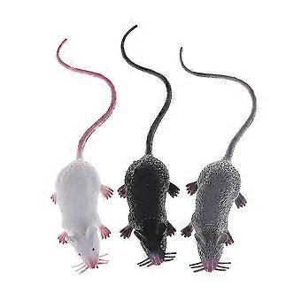Hmwy-22cm Small Rat Fake Lifelike Mouse Model Prop Halloween Gift Toy ...