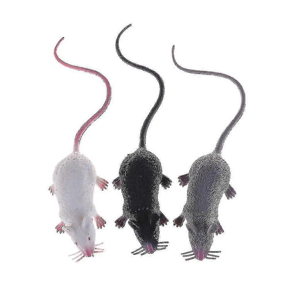 Hmwy-22cm Small Rat Fake Lifelike Mouse Model Prop Halloween Gift Toy ...