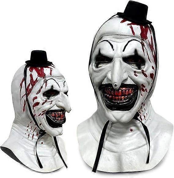 Adult horror art clown mask, horror killer clown mask, Halloween mask ...