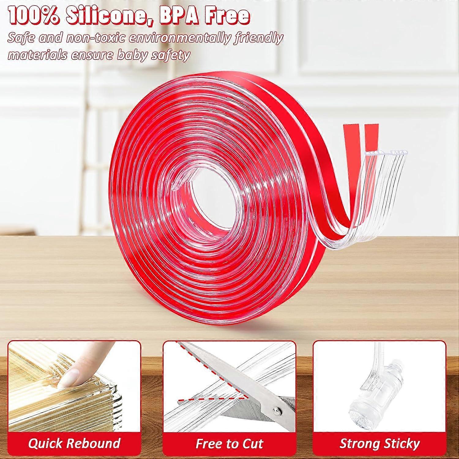 Clear Protectors High Resistant Adhesive Baby Proof Corner Guards Stop ...