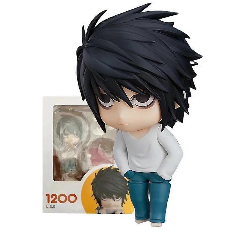 5pcs/set Q Anime DEATH NOTE Figure 1200# L Lawliet Action Figure Death ...