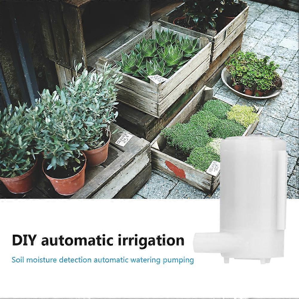 DIY Automatic Watering Irrigation System Soil Moisture Sensor Pump ...