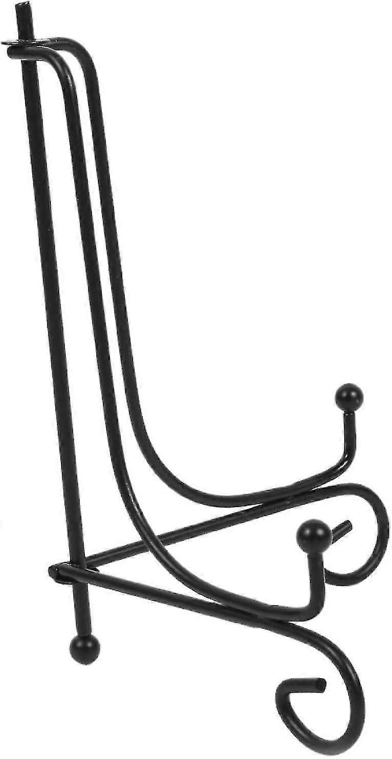 Easel Plate Display Stand, Black Iron Display Stand Plate Holder, Photo ...