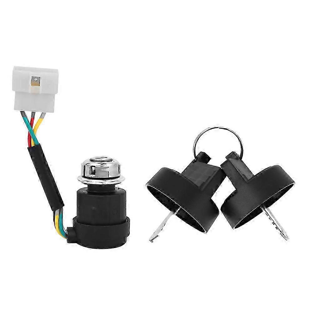 Ignition Key Switch with 2 Keys for 178F/186F Air Cooled Diesel Engine ...