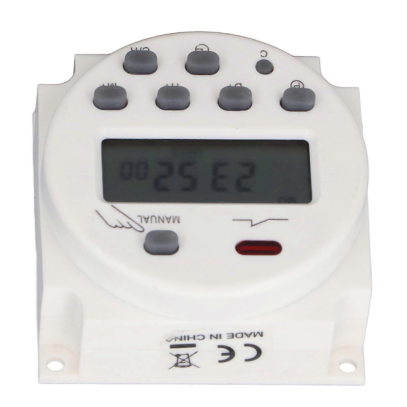 Timer Switch Programmable Time Relay Power Controller AC 220V for ...