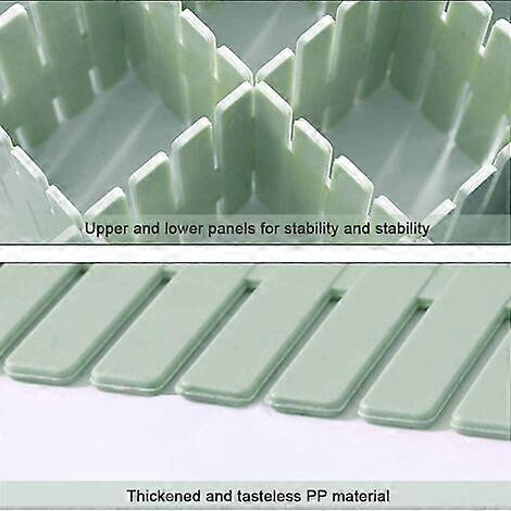 Drawer Dividers, Drawer Grid Compartment Dividers, Plastic Drawer ...