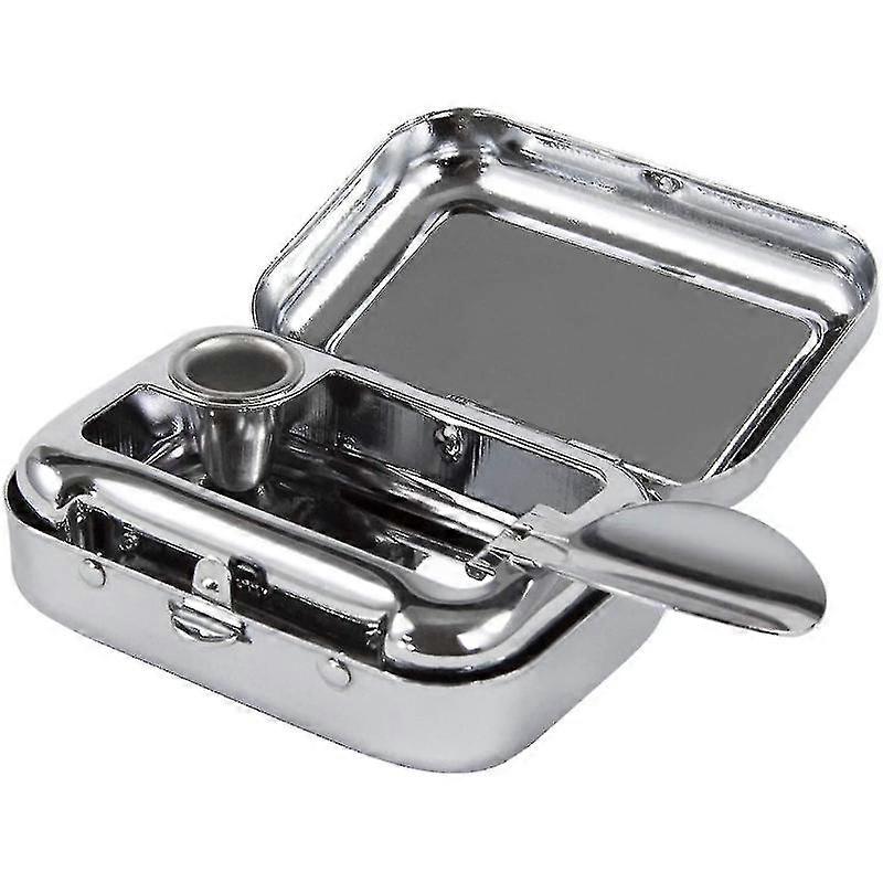 Portable Ashtray Stainless Steel Pocket Ashtray Mini Ashtray With Lid ...