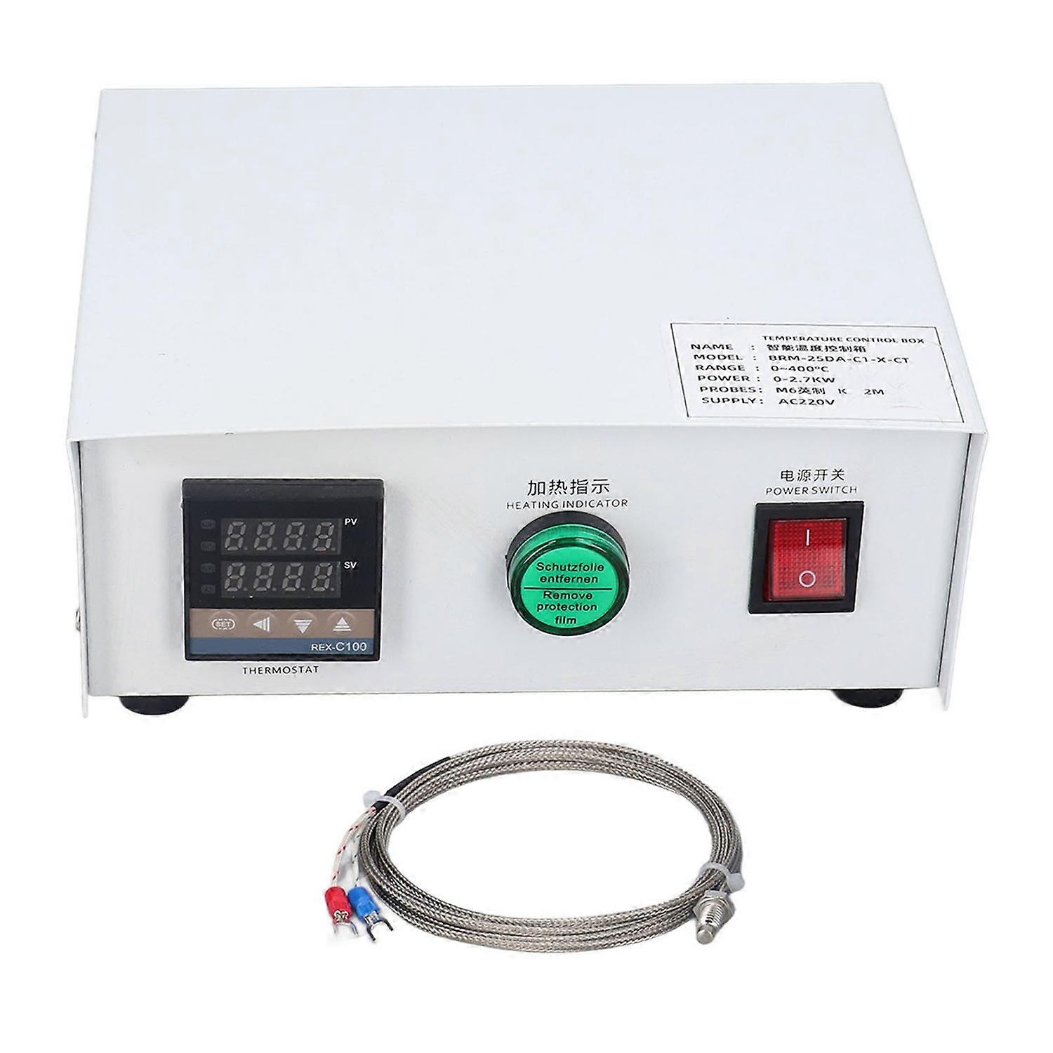 Heat Temperature Controller PID Self Tuning Thermocouple Digital Temp Control Box Kit AC220V1 ...