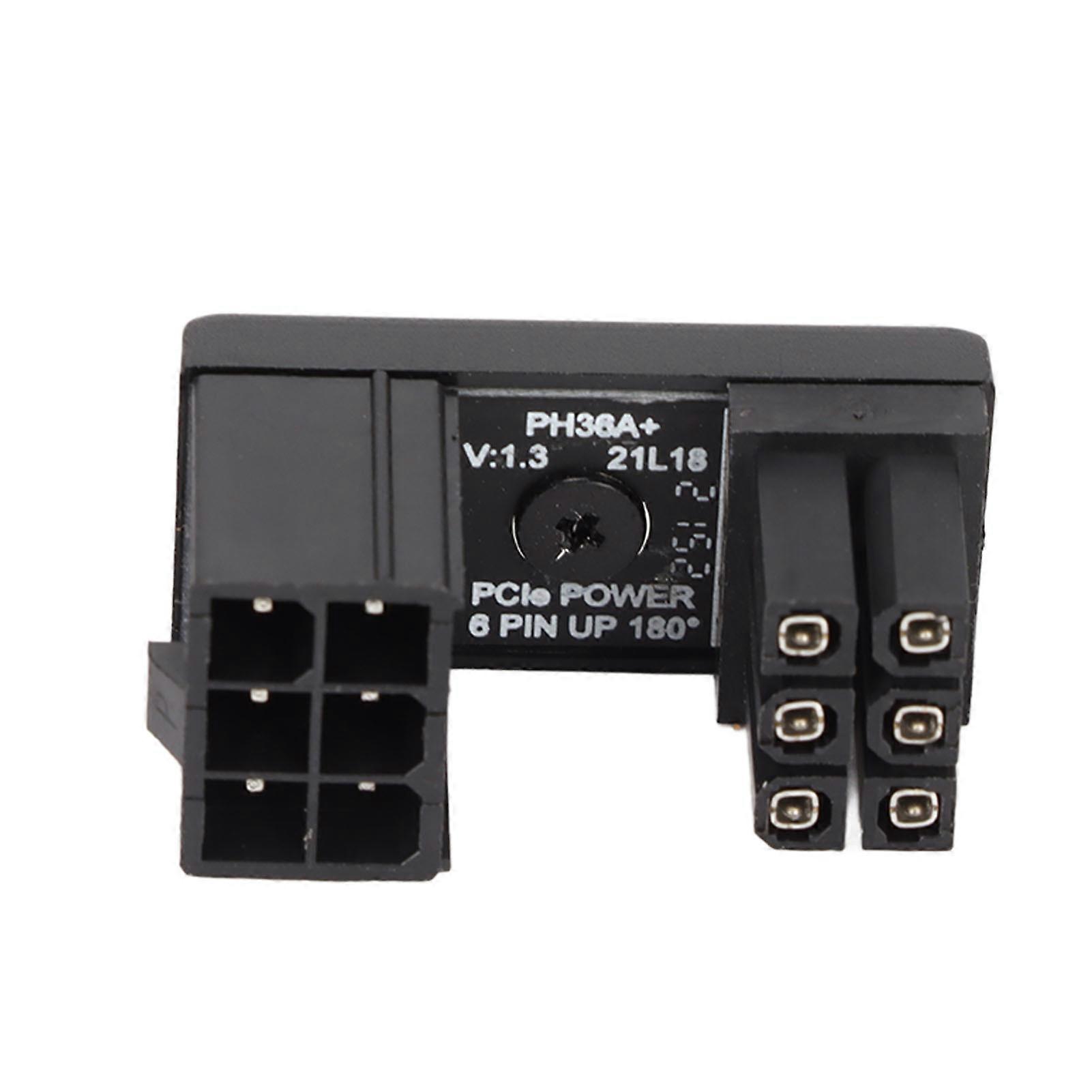 6Pin Female to 6pin Male Graphics Card Adapter 180 Degree Angled ...