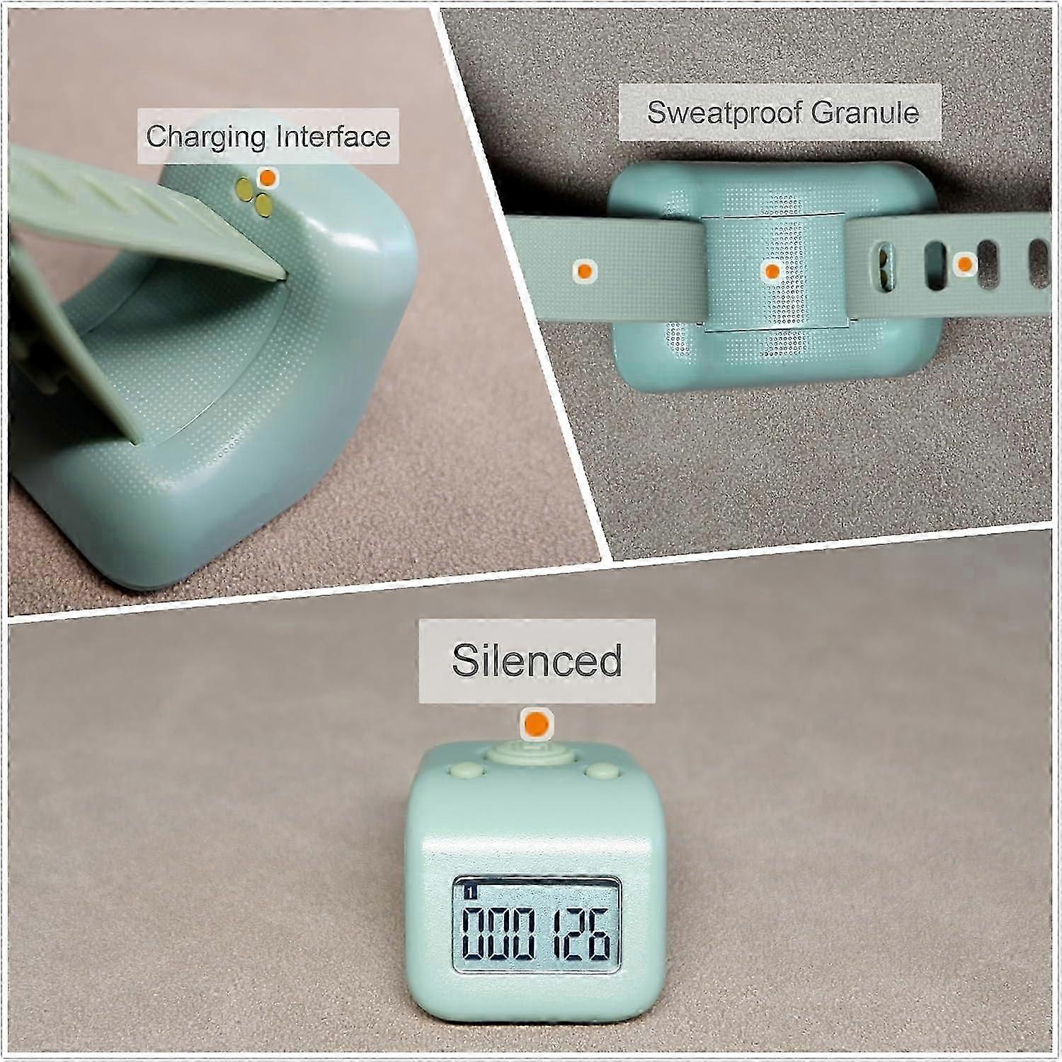 Rechargeable Finger Counter, IPX8 Waterproof Lap Counter, Silent 6 ...