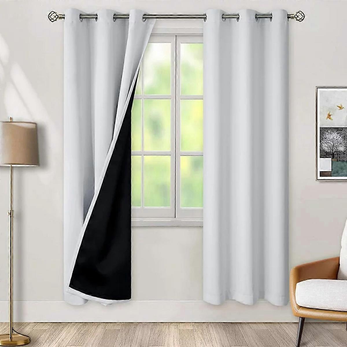 Elegant Room Darkening Curtains, Thermal Insulated Grommet Design for ...