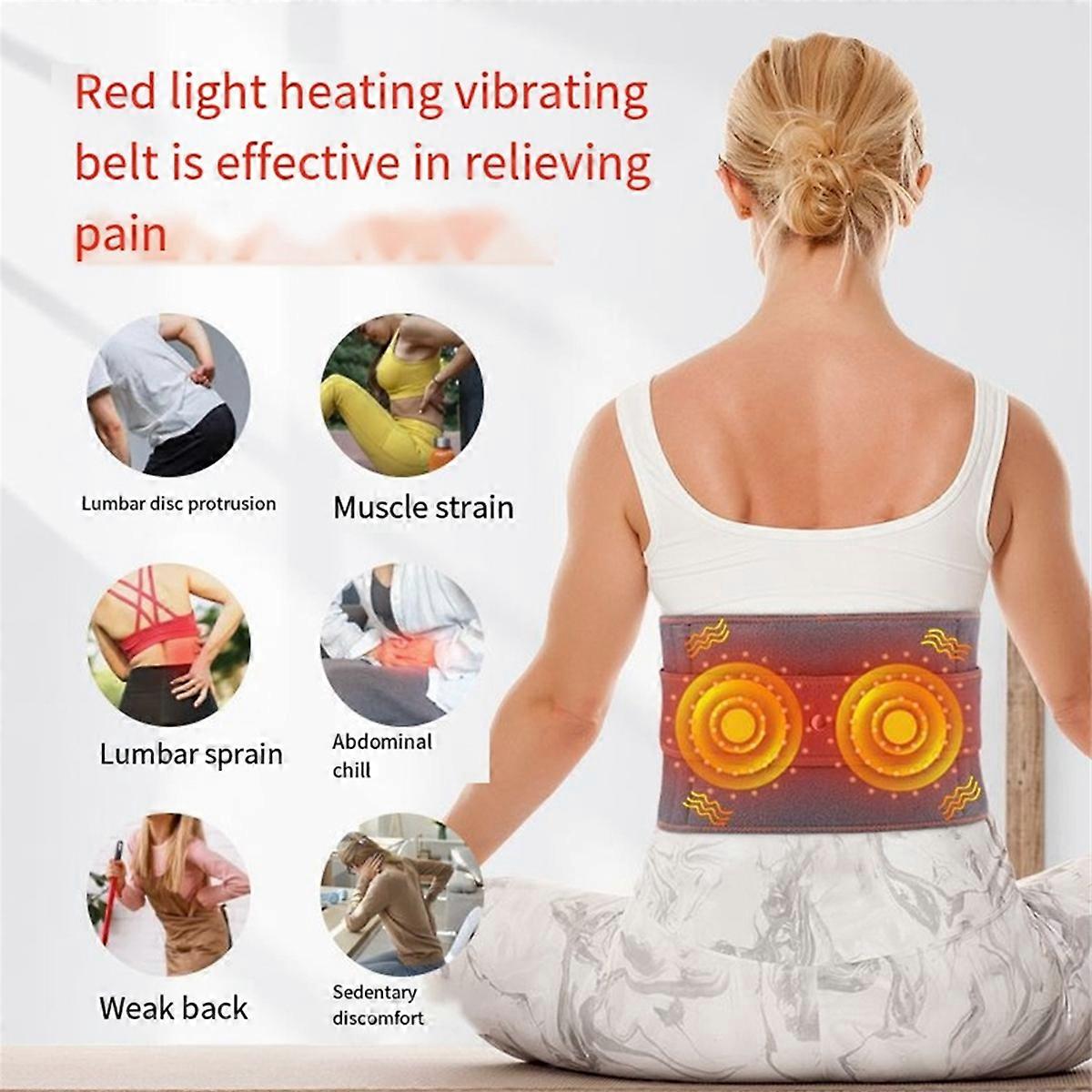 Rechargeable Heating Massage Belt Warm Compress Heating Belt Controller ...