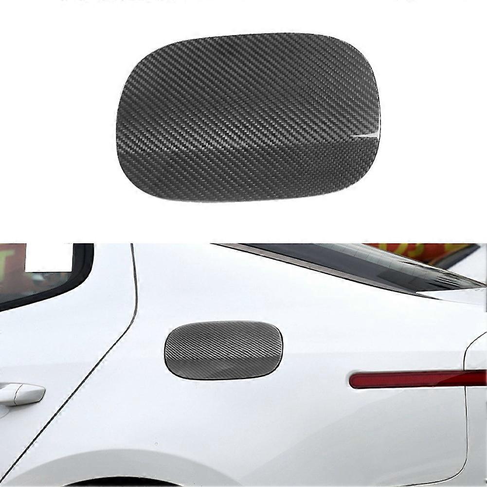 Carbon Fiber Car Fuel Tank Oil Gas Cover Trim for Kia Stinger 2018 2019 2020 2021 2022 2023 ...