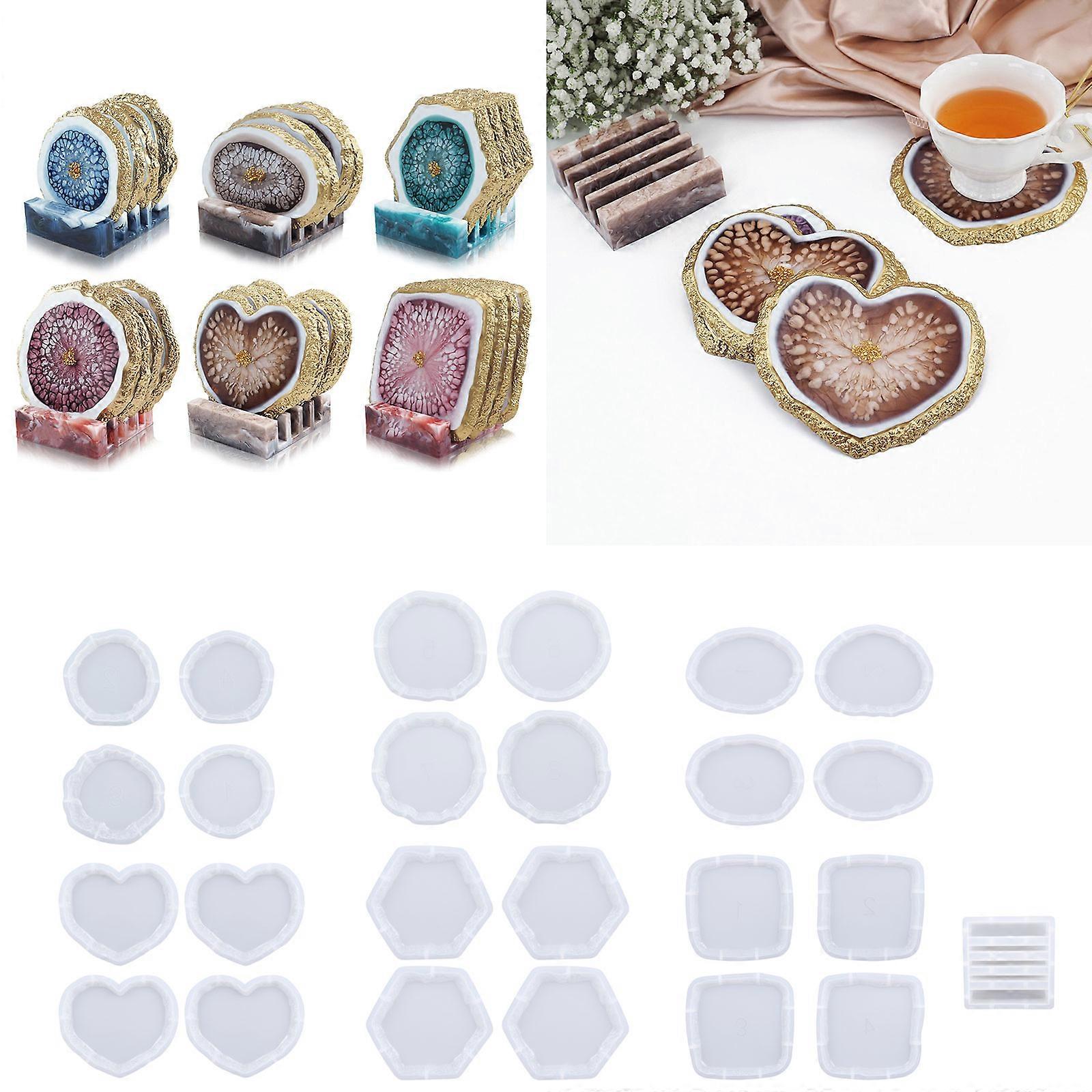 Silicone Jewelry Tray Epoxy Resin Casting Mold Teapot Mat Tray Mold ...