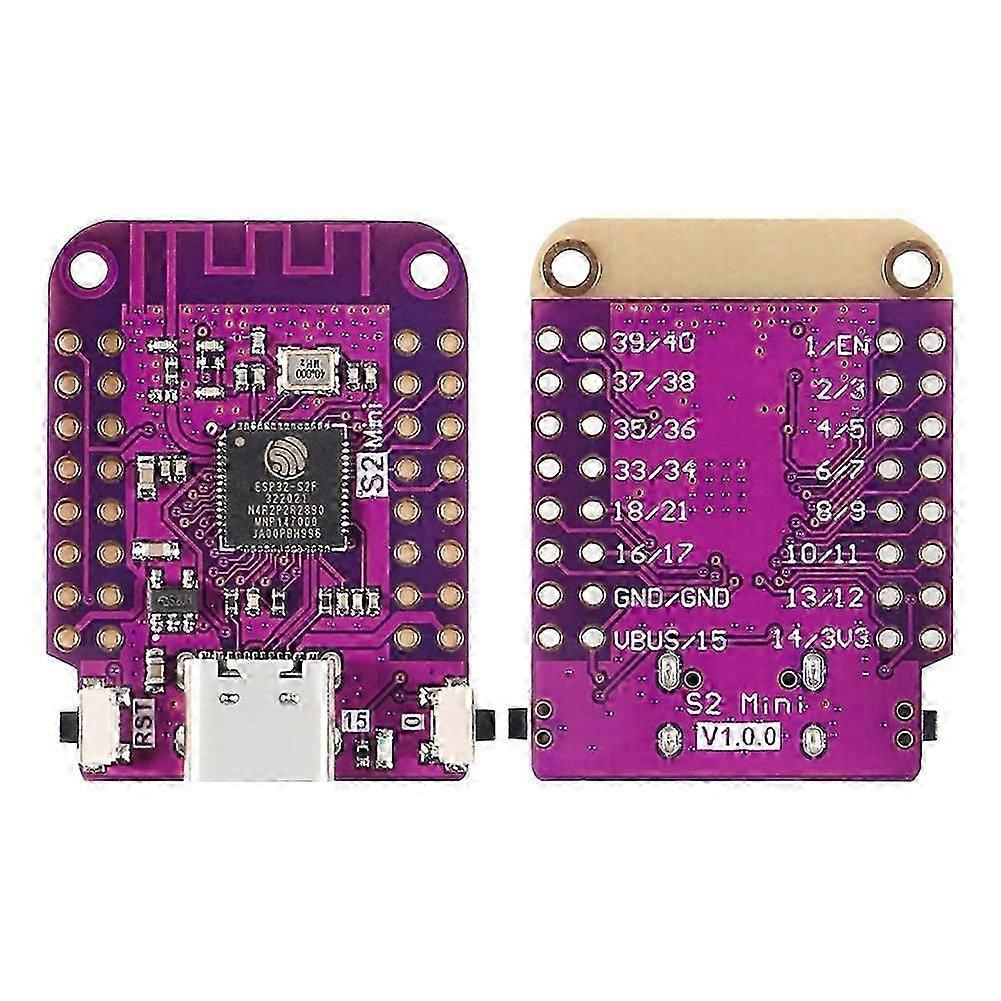 4Pcs ESP32 S2 Mini V1.0.0 WiFi IOT Board Based ESP32-S2FN4R2 ESP32-S2 4MB Flash 2MB PSRAM ...