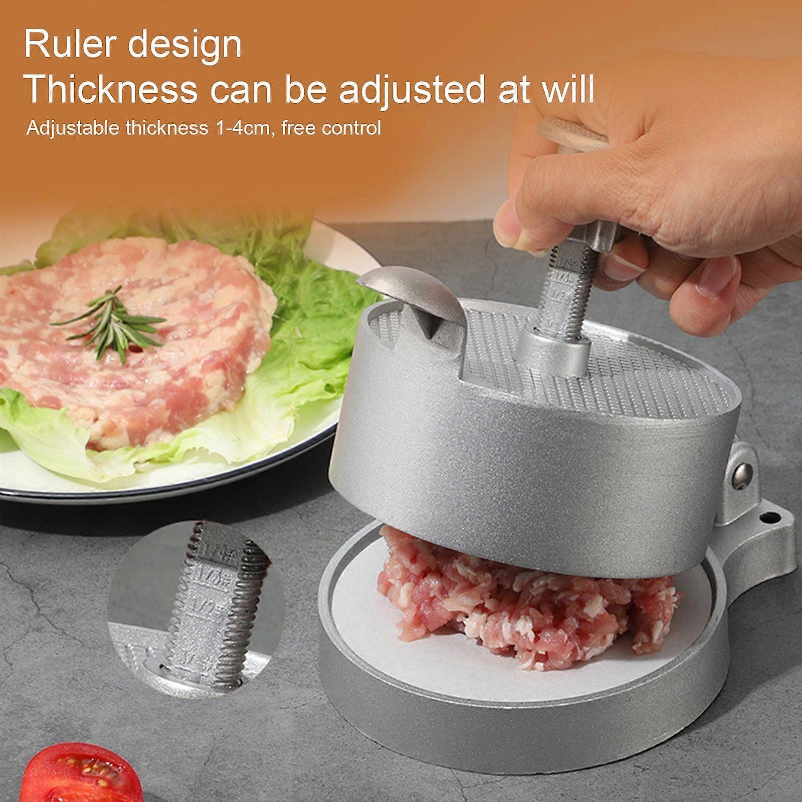 Burger Press, Adjustable Hamburger Press Patty Maker with 100 Patty ...