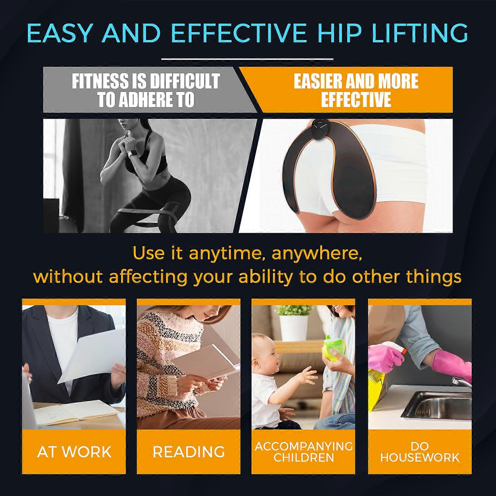 EELHOE Hip Massager Lift Hip Tightening Hip Muscle Lazy Peach Hip ...