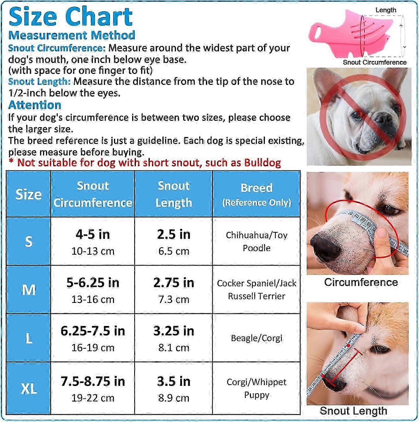 Dog Muzzle, Soft Duck Silicone Mouth Cover with Adjustable Strap for ...