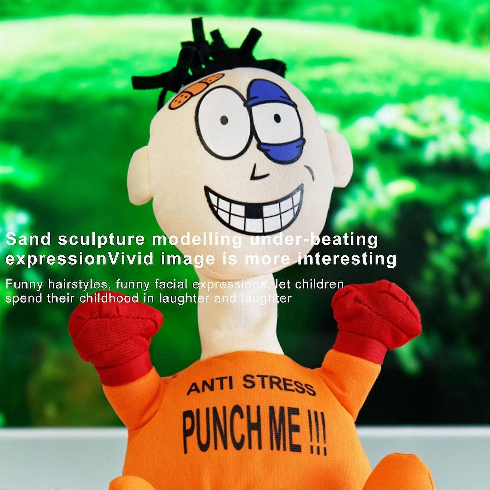 Electric Plush Anti Stress Doll, Desktop Stress Relief For Adults ...